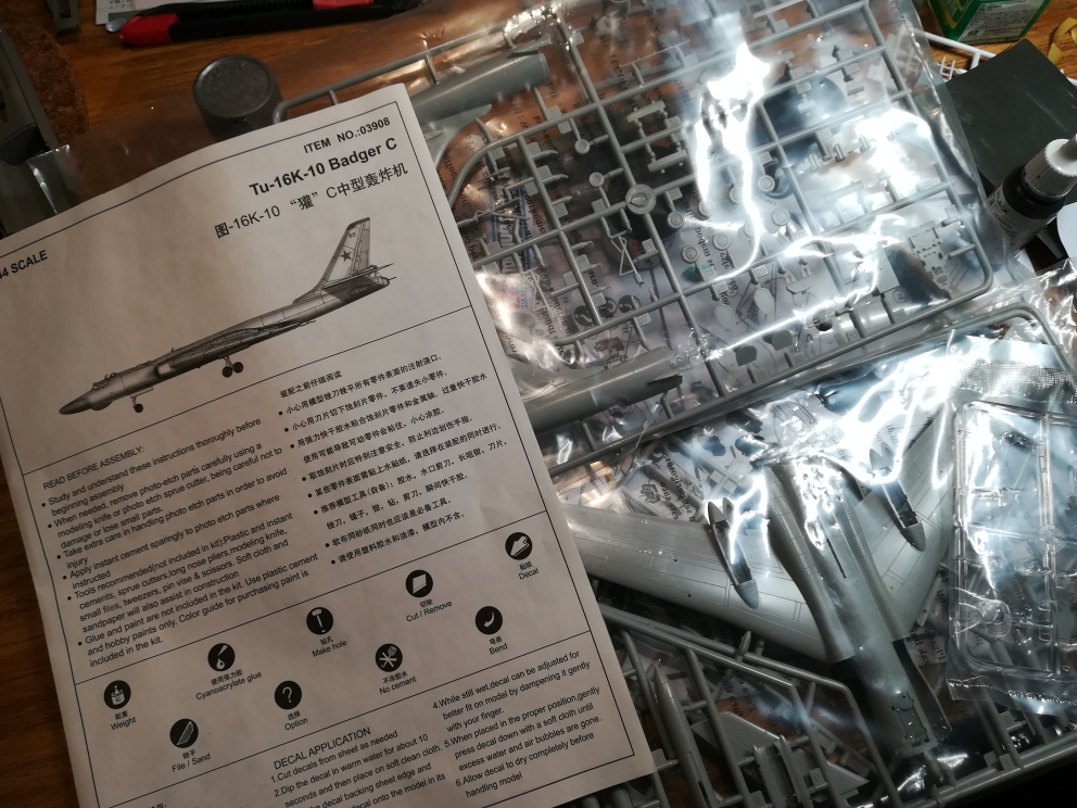 Tupolev Tu-16 K-10 (Trumpeter 1/144) - 60s NATO v Warsaw Pact in Europe ...