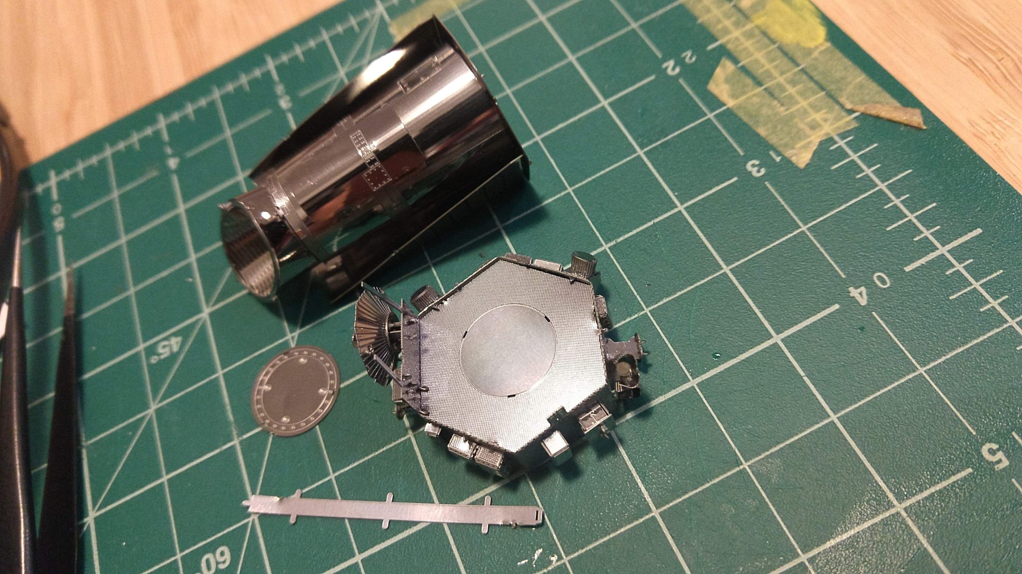 Finished - Kepler Space Telescope - Metal Earth kit - Anything But ...